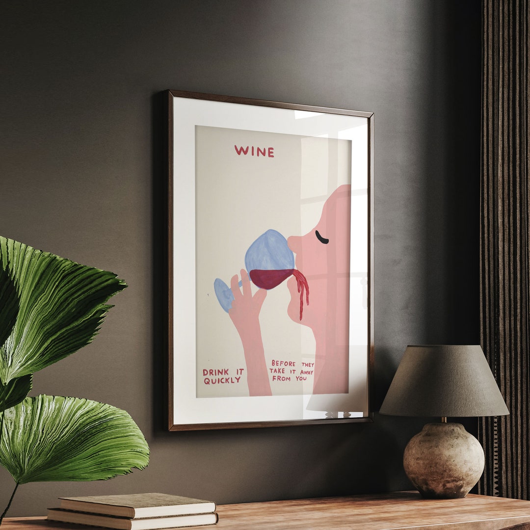 David Shrigley Poster Exhibition Poster Art Poster Room - Etsy