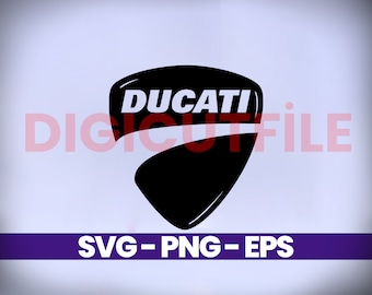 DUCATI Logo Design / Vector / Instant Download / Print Cut Template ...