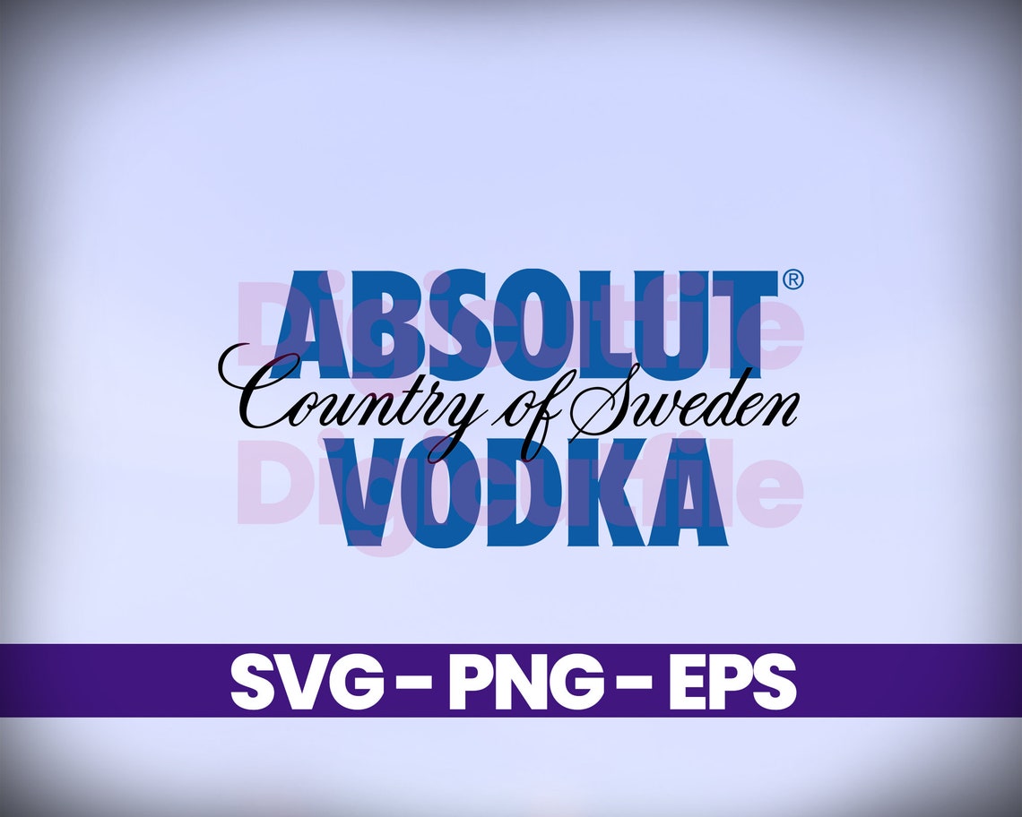 Absolut SVG - Etsy