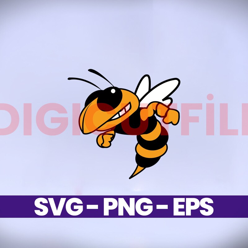 Yellow Jacket Mascot Svg - Etsy