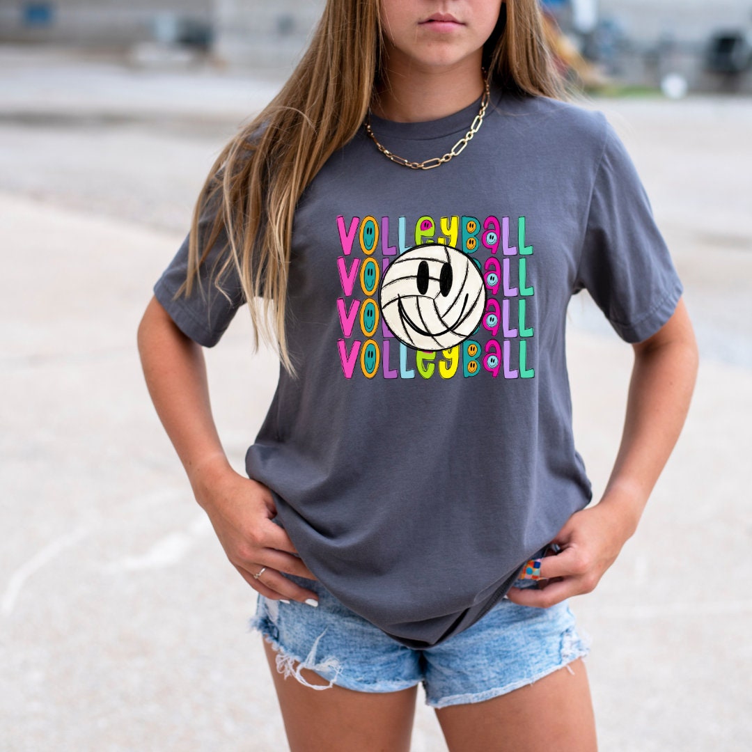 Volleyball Team Shirt Volleyball Tee Volleyball Mom Tee, Volleyball Fan ...