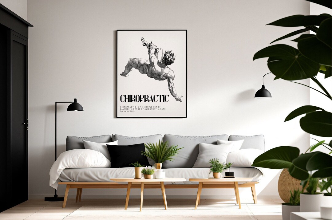 Chiropractic is an Art Poster: Where Balance Meets Beauty! (EU MADE ...