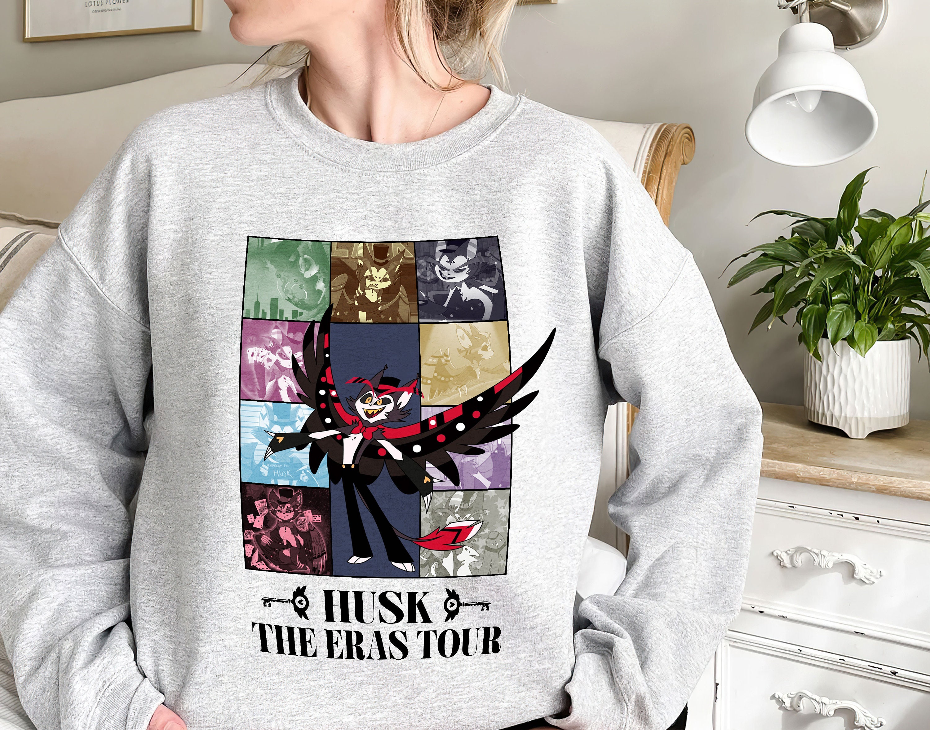 Hazbin Hotel Husk Shirt, Hazbin Hotel Characters Eras Tour Shirt ...