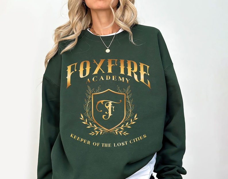 Foxfire Academy Sweatshirt, Keeper of the Lost Cities Hoodie, Kotlc Shirt With Symbols, Shannon ...