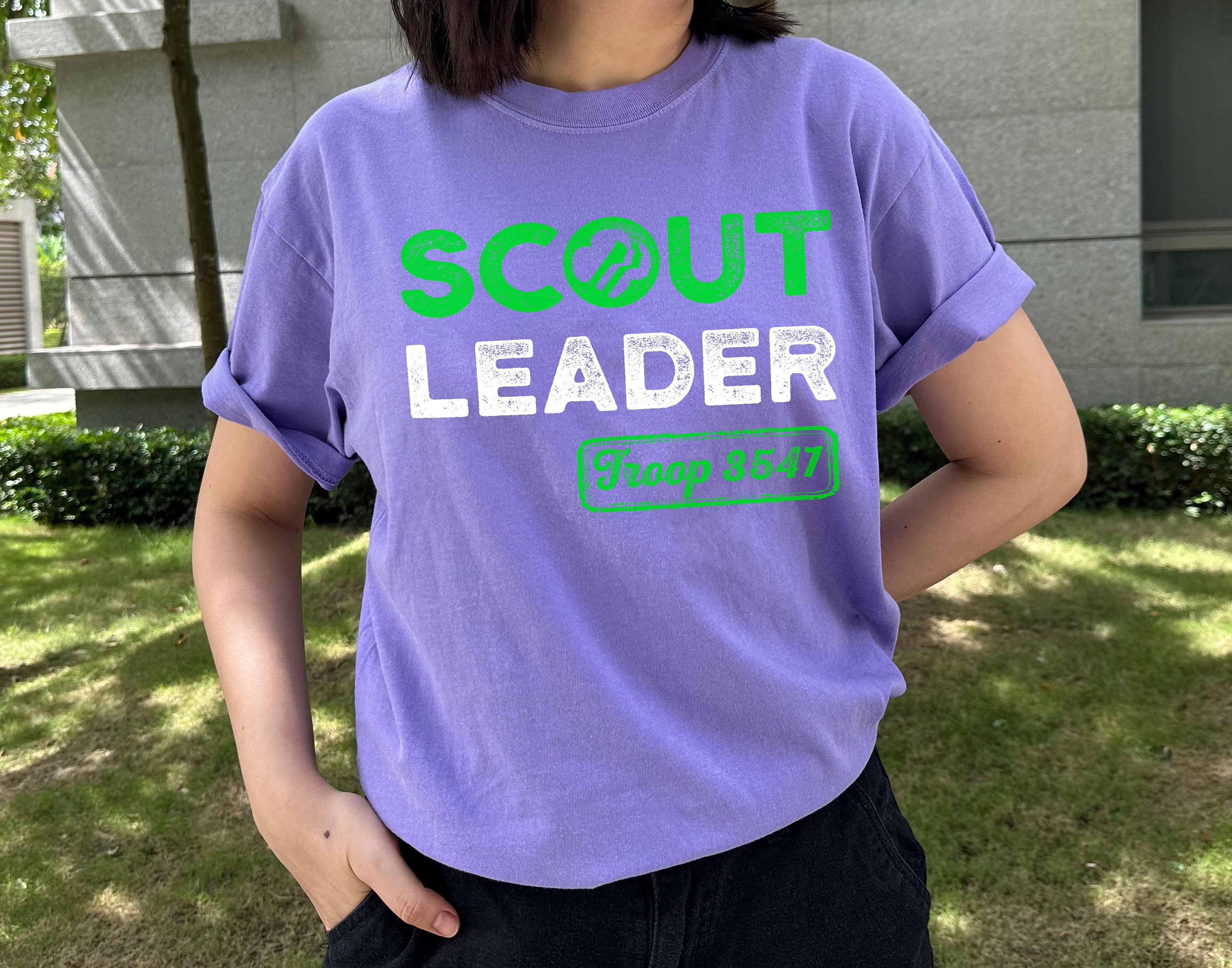 Custom Girl Scout Leader Shirt, Troop Shirt, Scout Troop Number Shirt ...