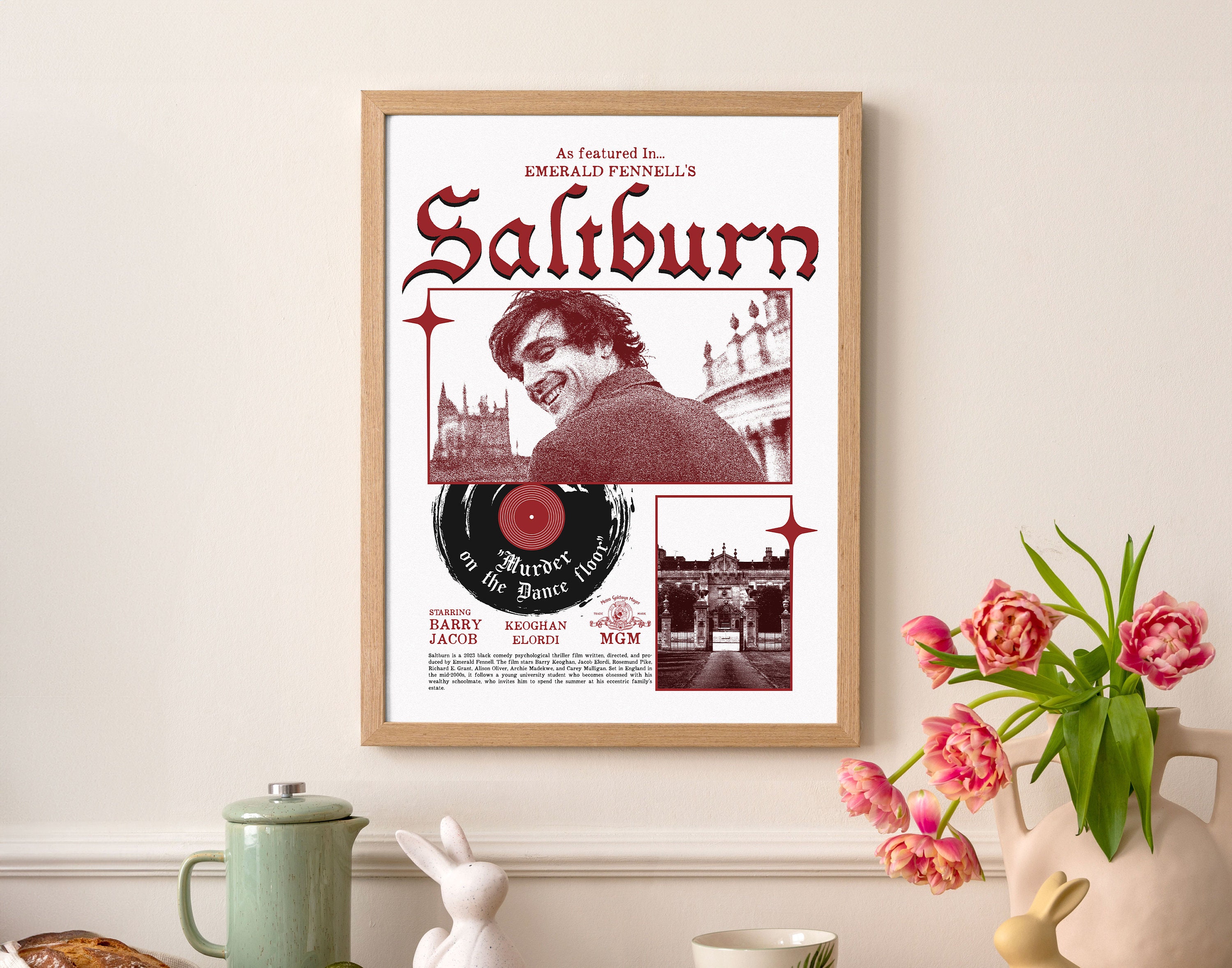 Saltburn Movie, Jacob Elordi Poster, Saltburn Merch, Barry Keoghan sold ...