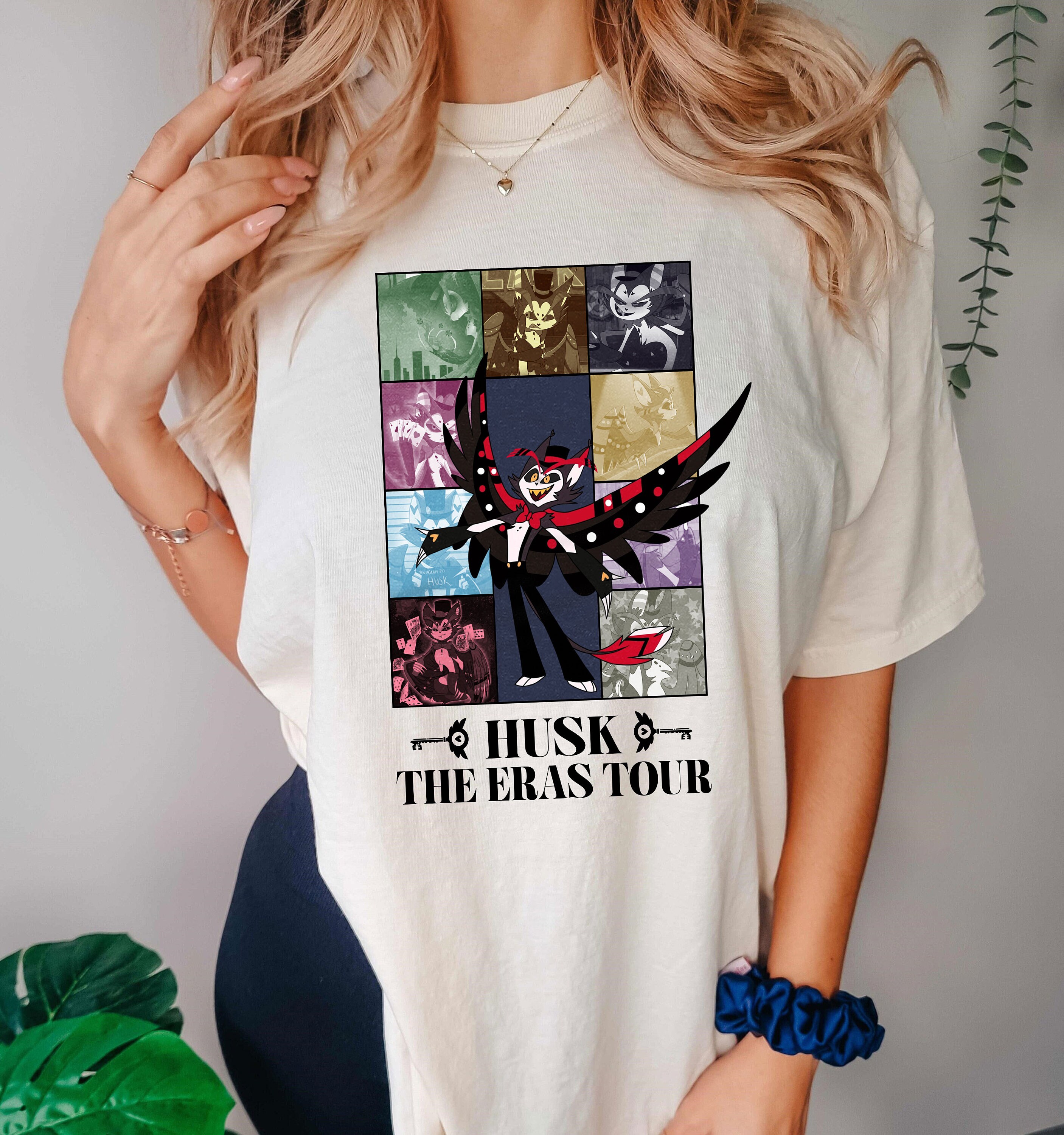 Hazbin Hotel Husk Shirt, Hazbin Hotel Characters Eras Tour Shirt ...