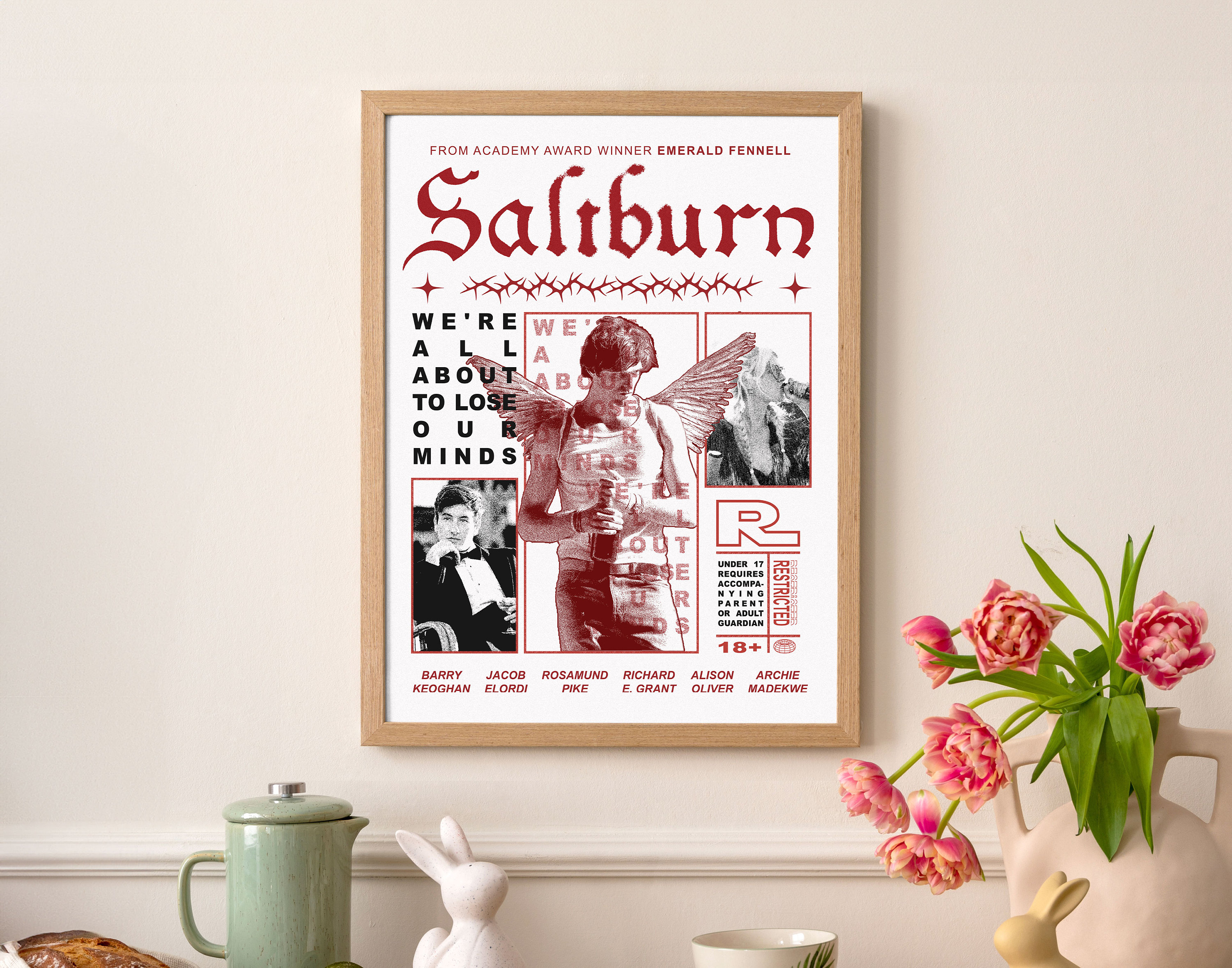Saltburn Poster, Barry Keoghan and Jacob Elordi Room Decor, Saltburn ...