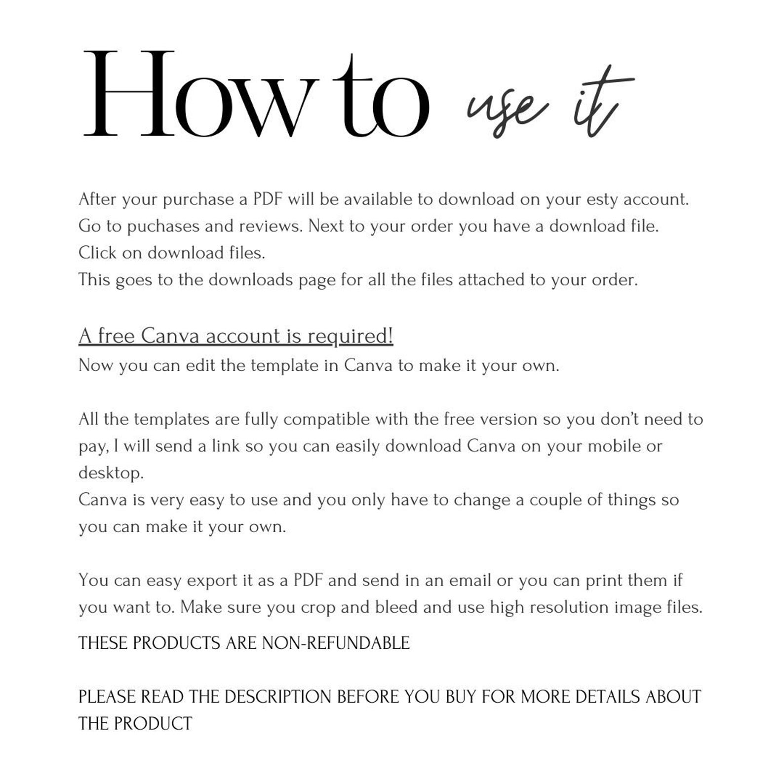 Wedding Client Guide Template for CANVA, Wedding Style Guide, Wedding ...