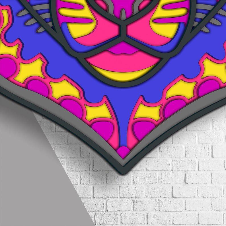 Cheetah SVG for Laser Cut, Digital Download, Layered Papercut Template ...