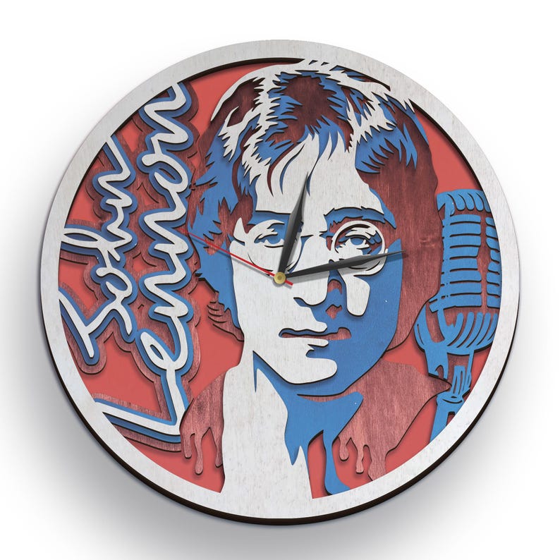 John Lennon SVG, Music Legend, Laser Cut Vector Files, Instant Download ...