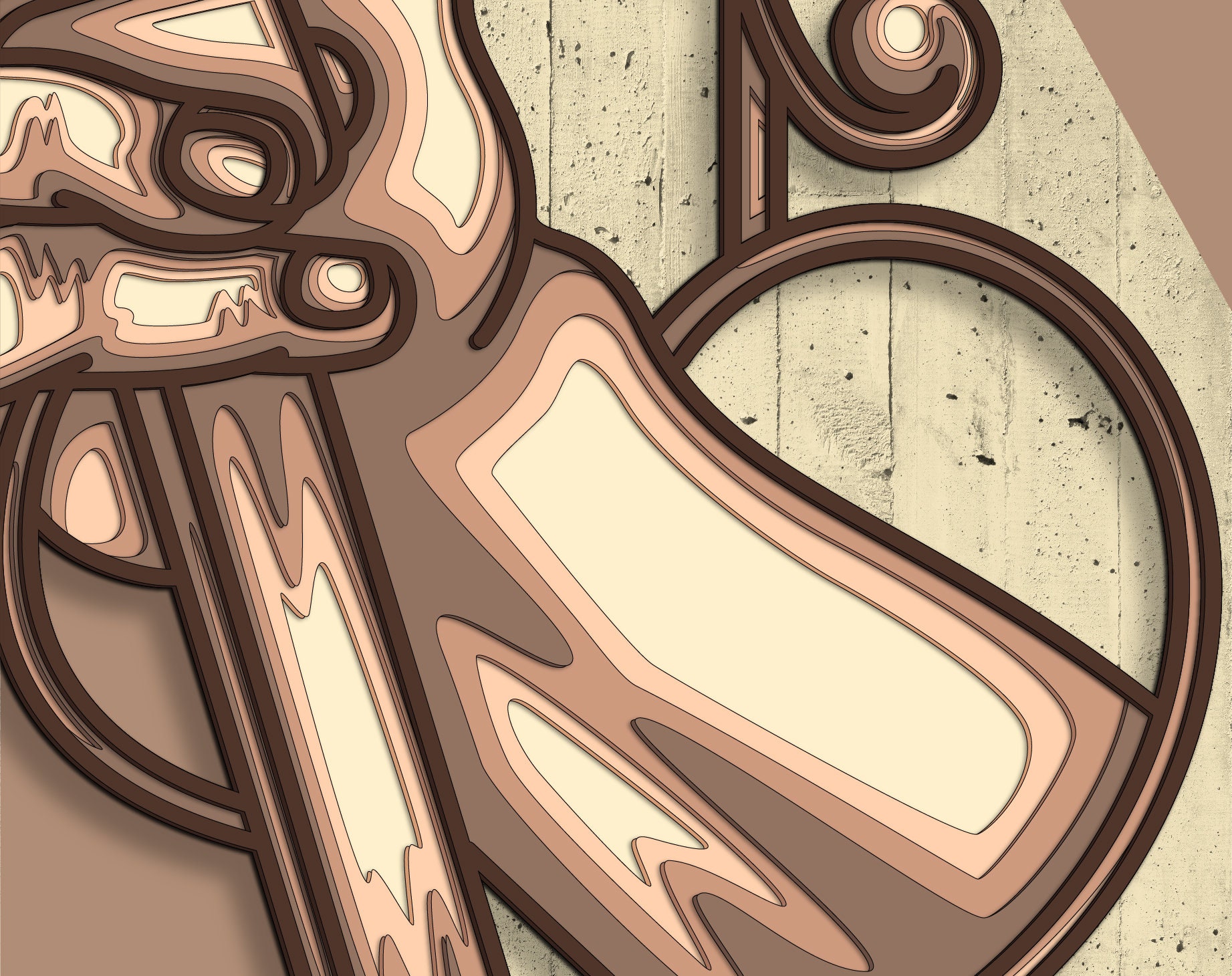 Singer 3D Layered SVG File, Laser Cut Files, Singer Craft SVG, Instant ...