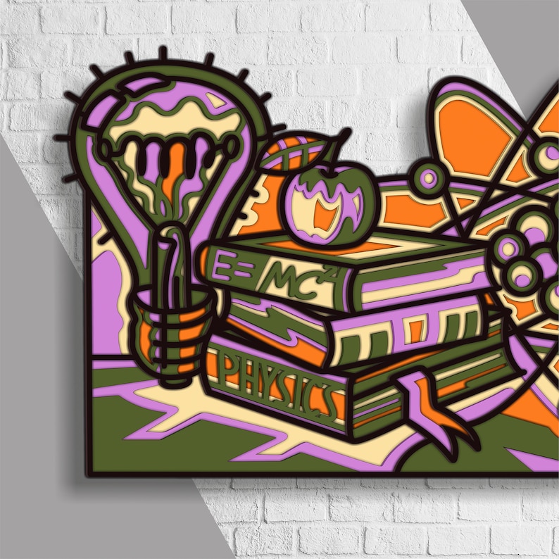 Physics Laser Cut SVG, Multilayer Design, Instant Digital Download ...