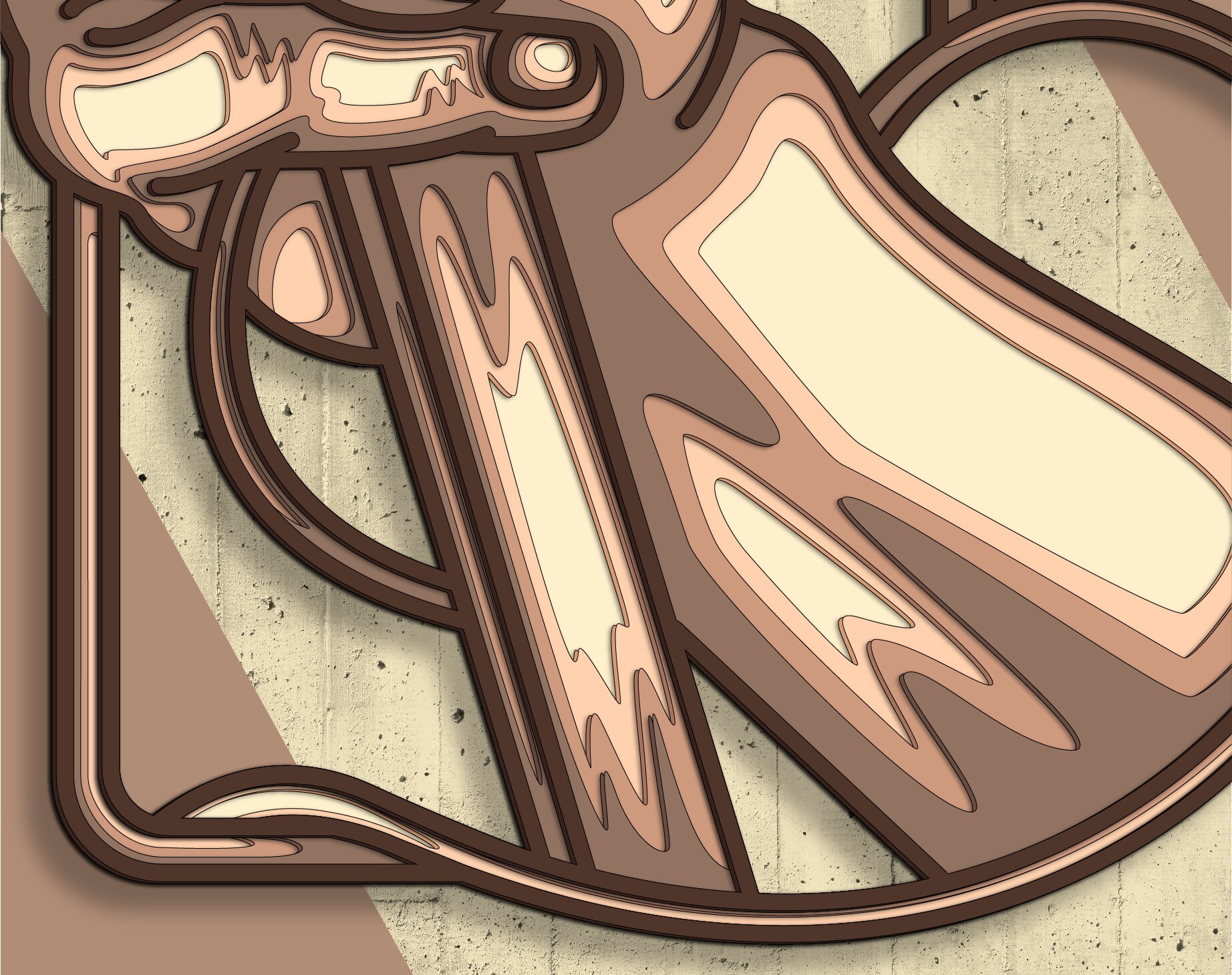 Singer 3D Layered SVG File, Laser Cut Files, Singer Craft SVG, Instant ...