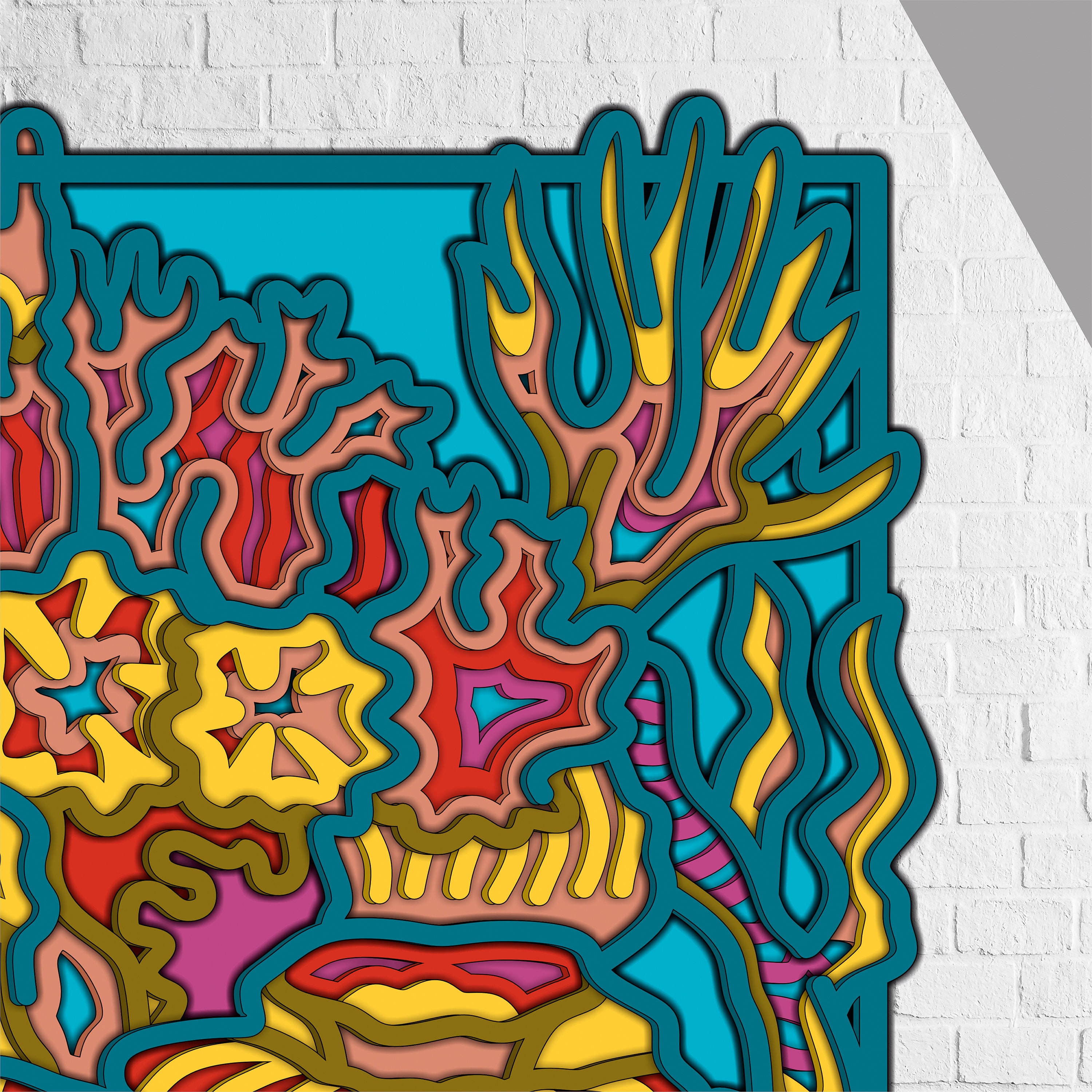 Underwater 3D Layered SVG, Laser Cutout Files, Coral Reef Art, Seaweed ...