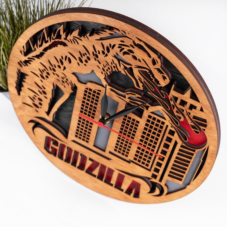 Godzilla Art, 3D Cricut Project, Wooden Laser Cut, Japan Monster ...