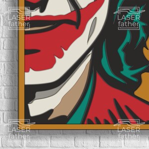 Joker SVG, Why so Serious, Layered Papercut, Laser Cutting Template ...