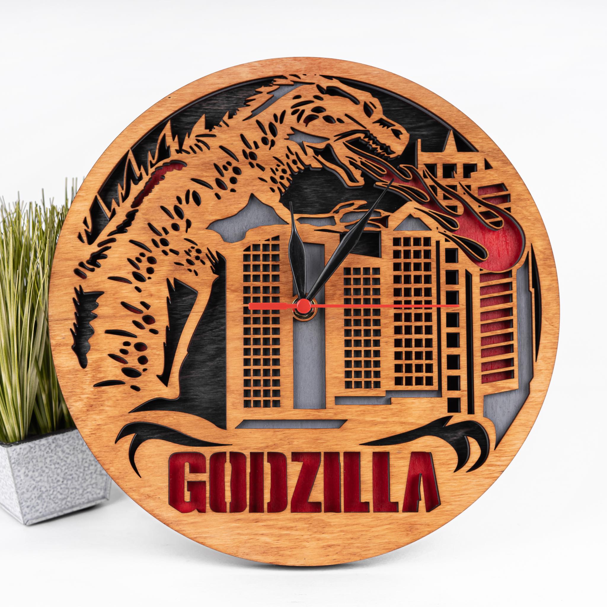 Godzilla Art, 3D Cricut Project, Wooden Laser Cut, Japan Monster ...