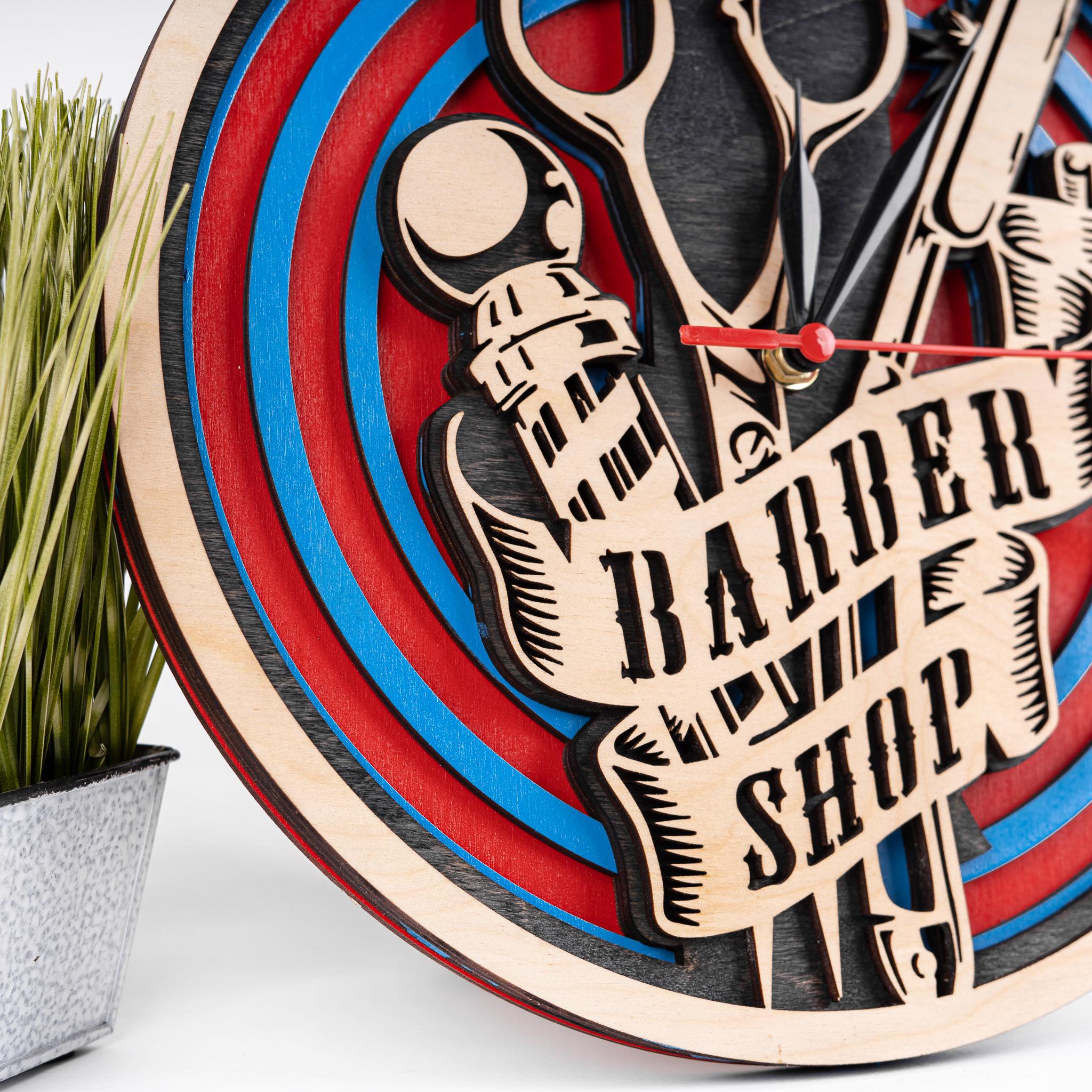 Barber Shop SVG, Barber Tools Art, Multilayer Laser Cut File, 3D Cricut ...