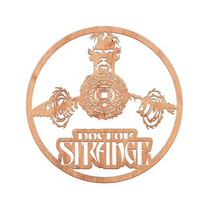 Dr. Strange SVG, Layered Clock File, Laser Cutting Template, Digital ...
