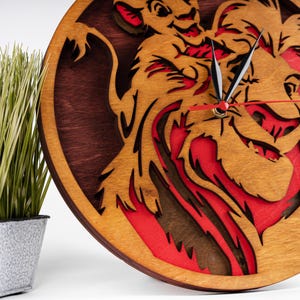 Lion King SVG File for Cricut, Simba Art, Disney Laser Cut, Cartoon ...