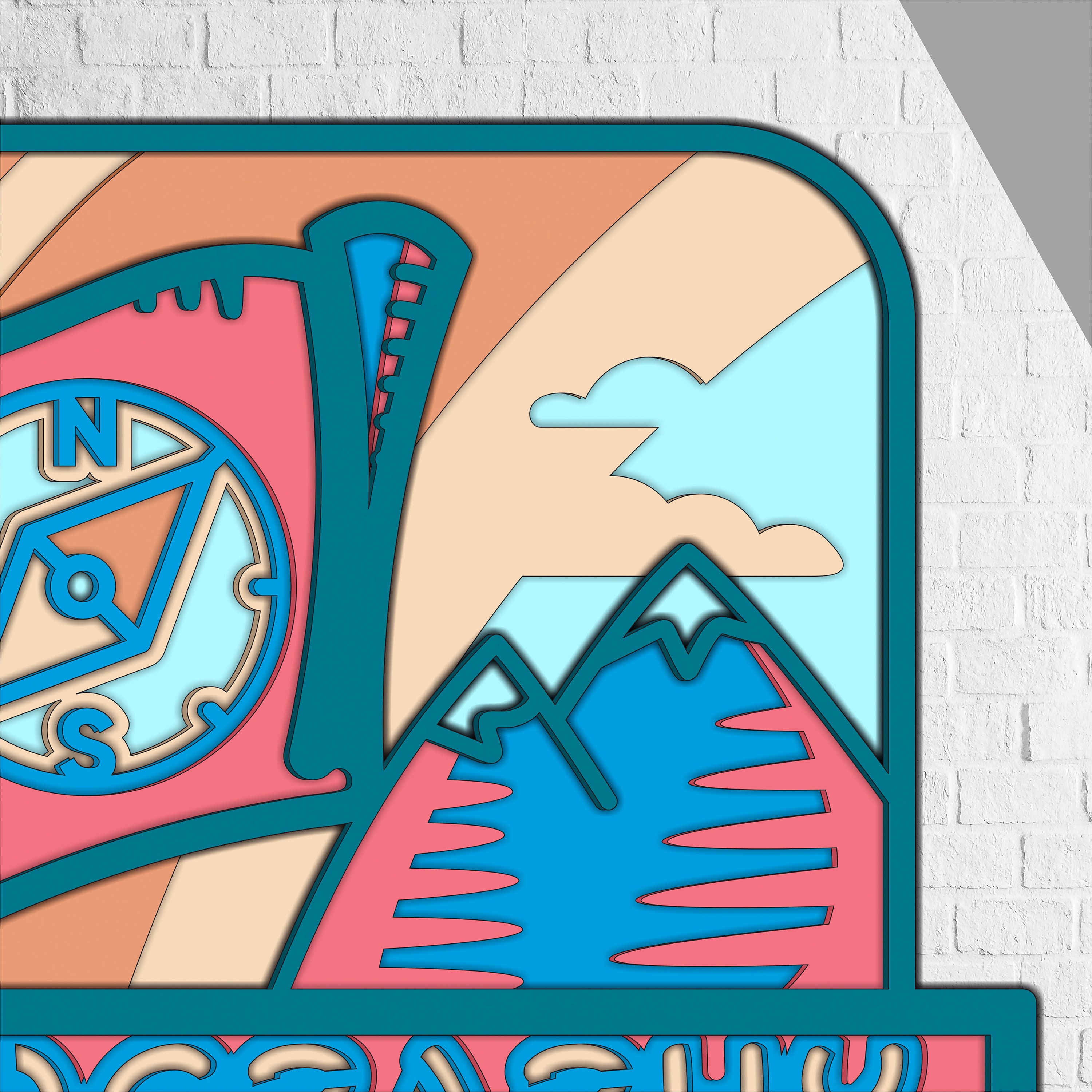 Geography Map SVG Files for Cricut, Laser Cutting Design, Glowforge ...