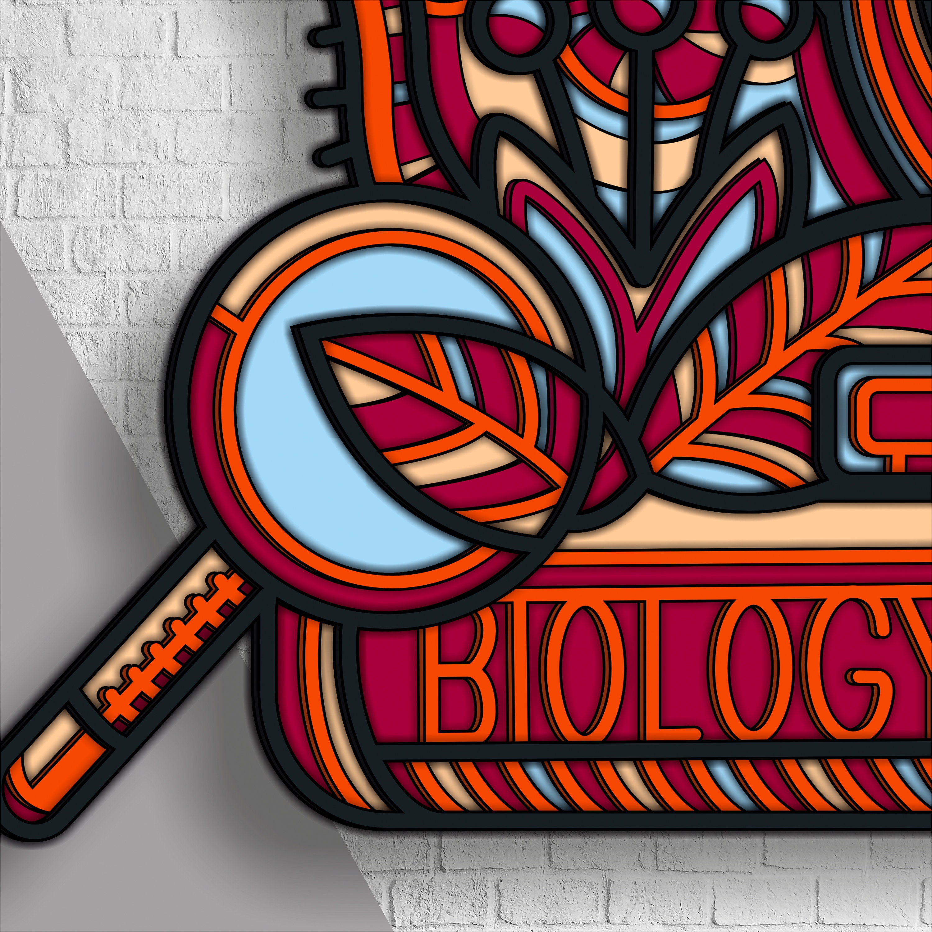Biology Layered SVG for Cricut, Digital Download, Laser Cutting File ...