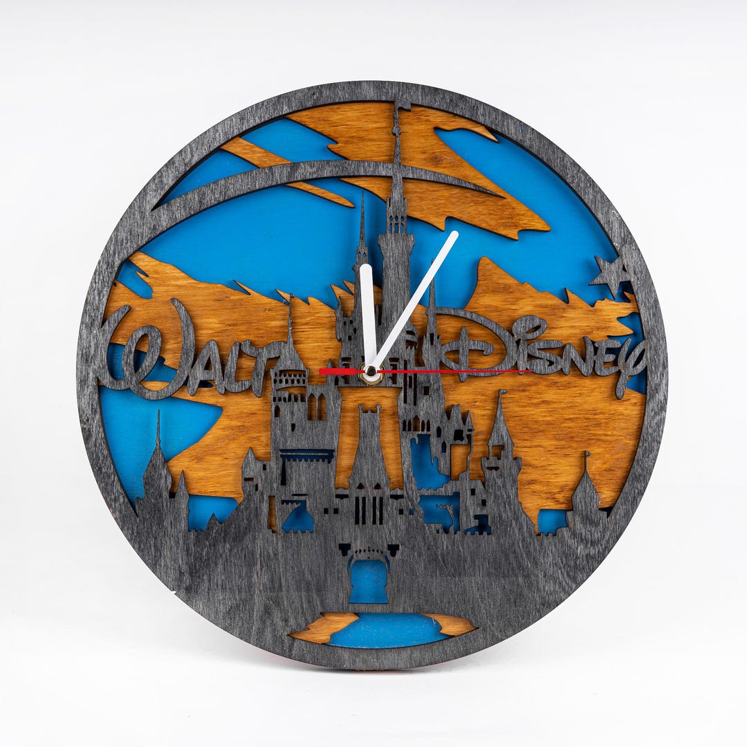 Disney Laser Cut, Magic Castle SVG, Layered Template, Cricut Wood ...