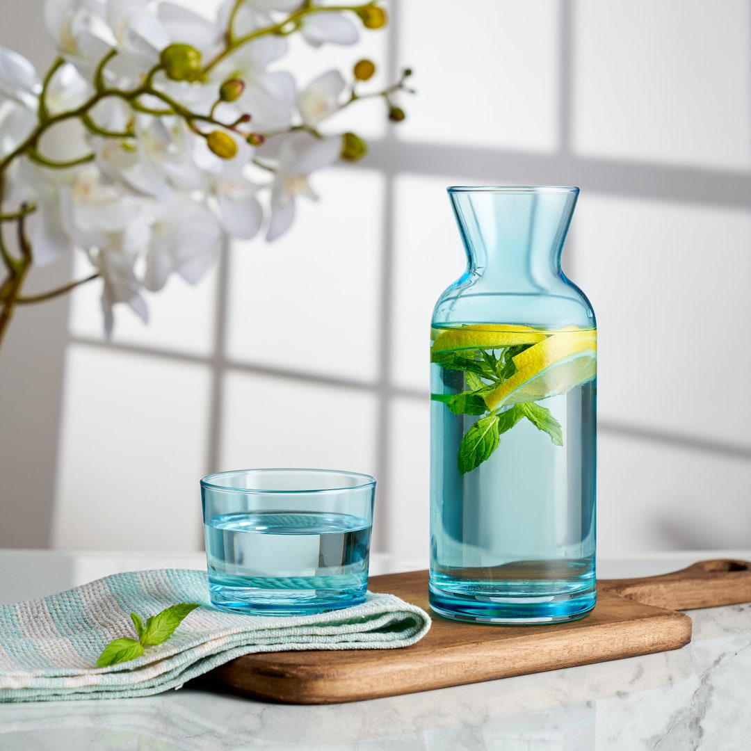Bedside Water Carafe Pitcher Set Drinking Glass Set Water Carafe Water ...