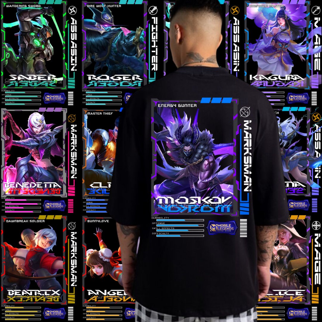 150 Mobile Legend Bundle, Unique Designs,dtf, Good for T-shirt and ...