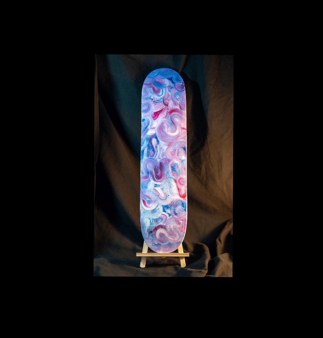 Swirl Skateboard Deck Wall Art - Etsy