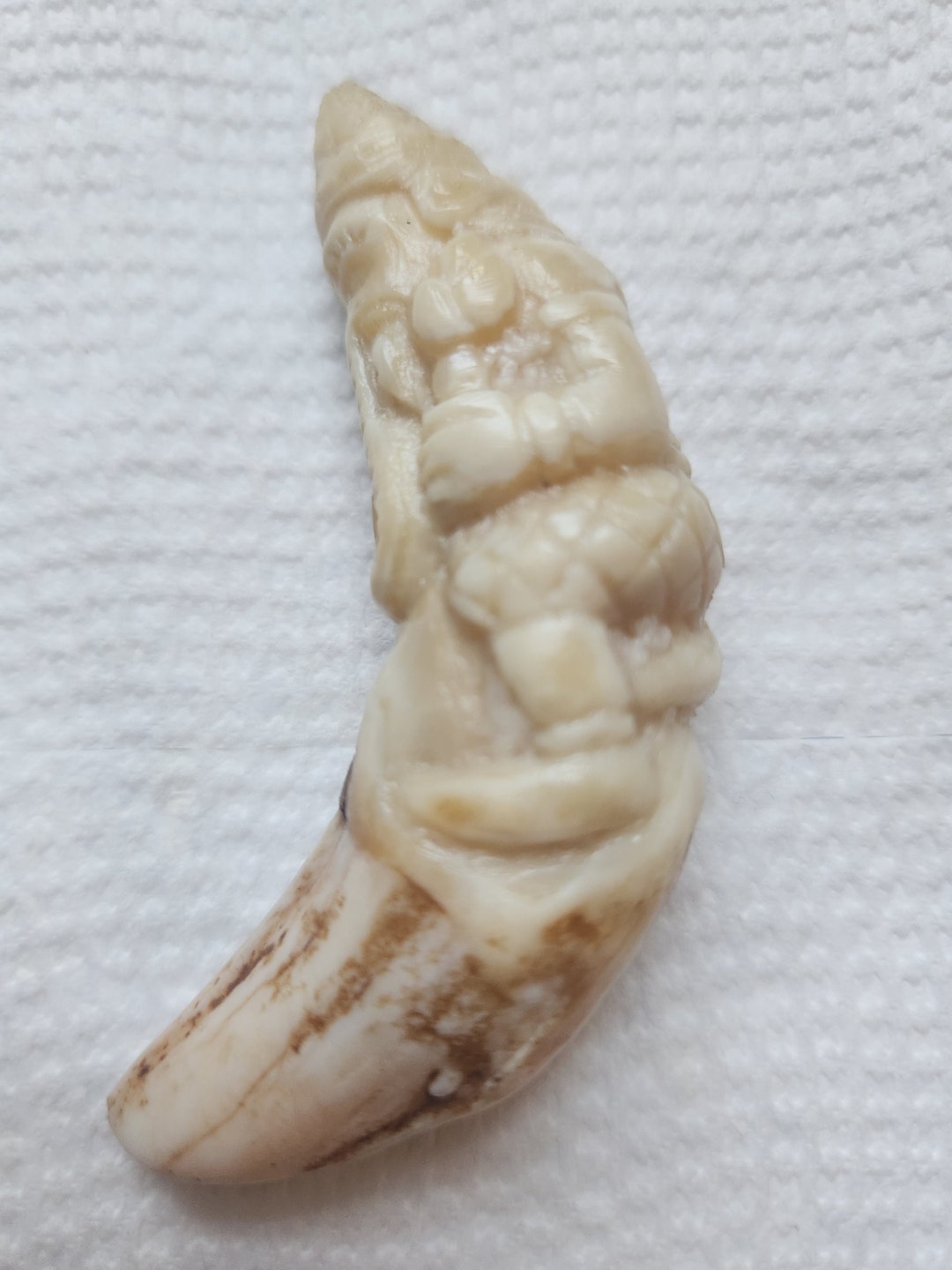 F002 Fang Tooth K9 Carved Lord Ganesha - Etsy