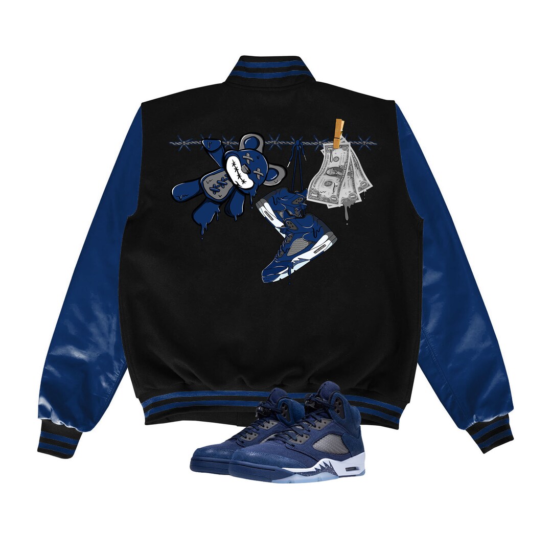 Black Shoes Drip Varsity Jacket Shirt for Sneakerhead Jordan - Etsy