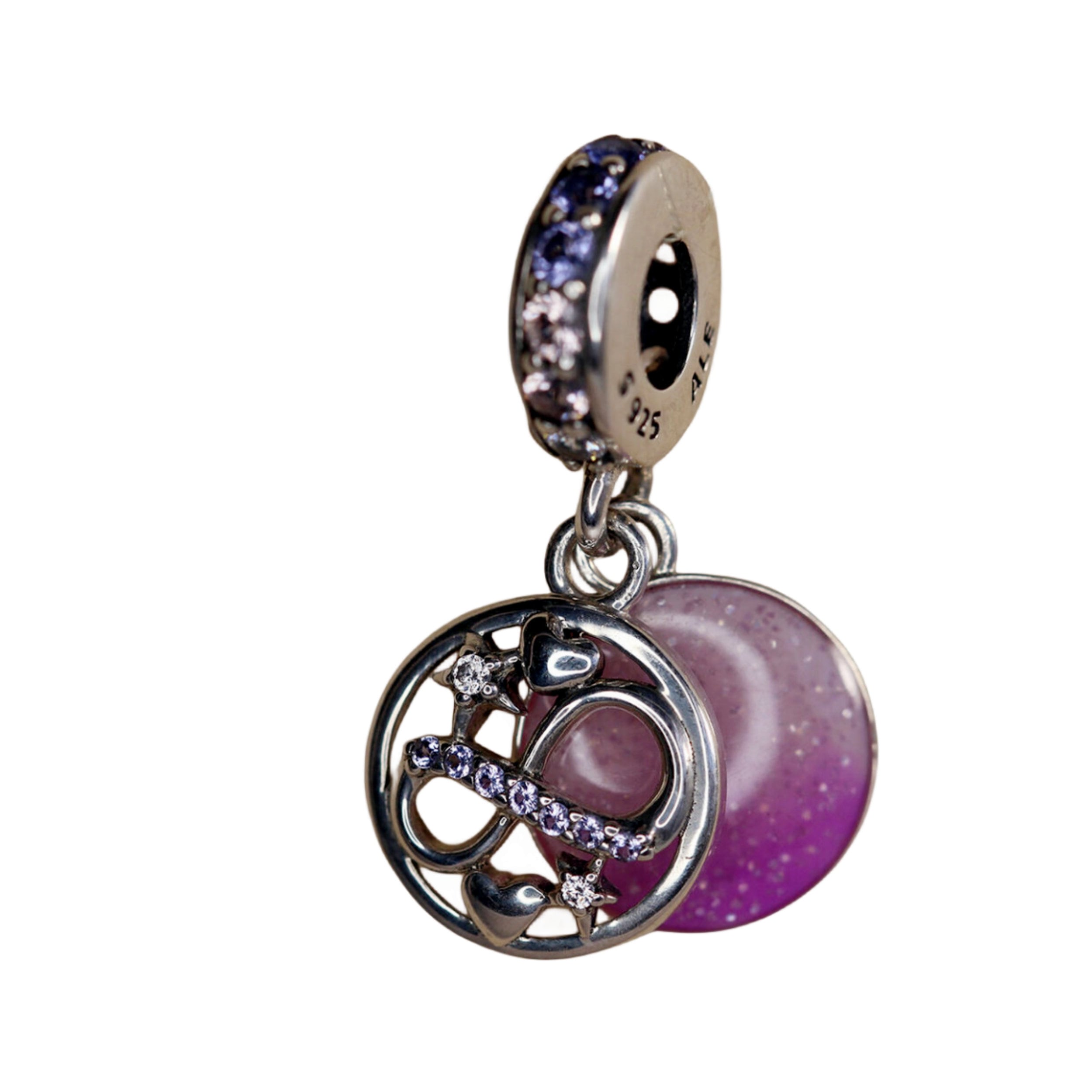 Pandora 925 Silver ALE Bracelet Pendent Charm Birthday Valentine's ...