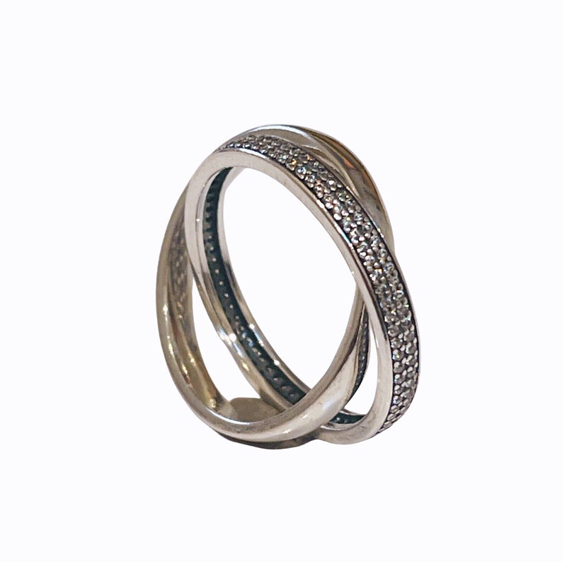 Pandora 925 Silver Promise Ring Birthday Valentine's Charm ,gift for ...