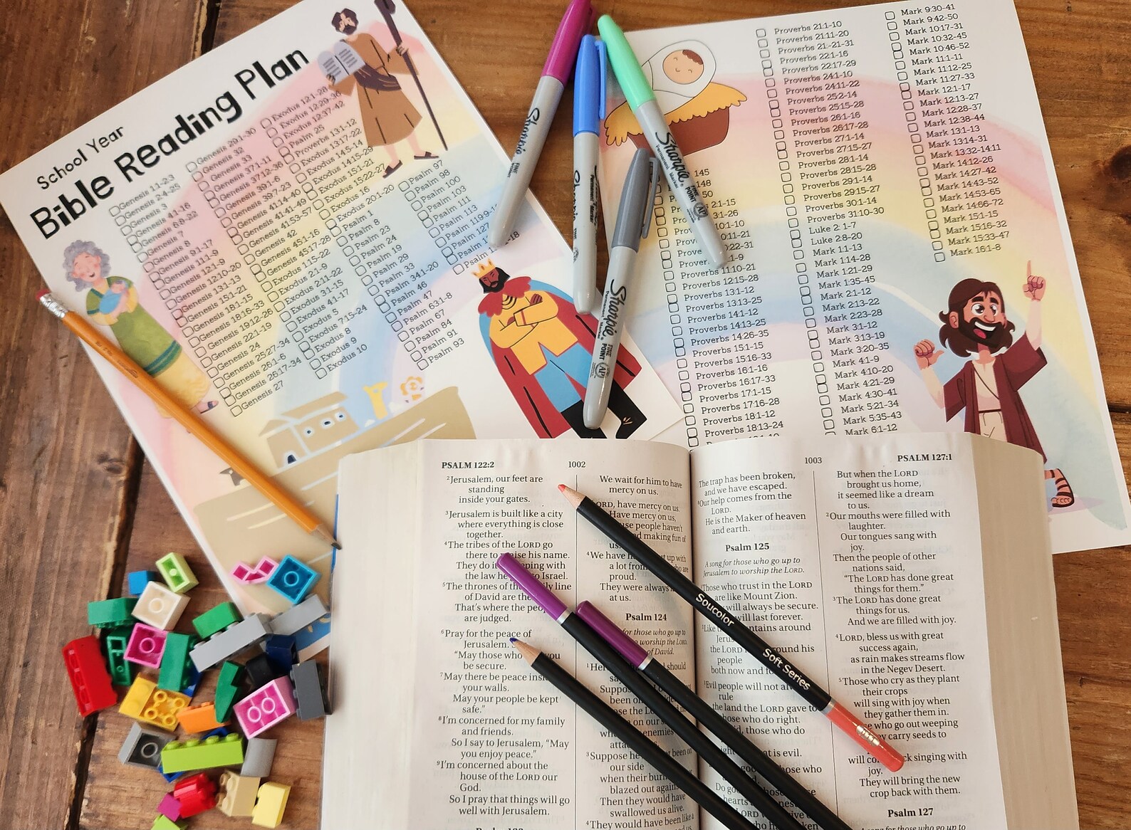 School Year Bible Reading Plan for Children / Christian Homeschool ...