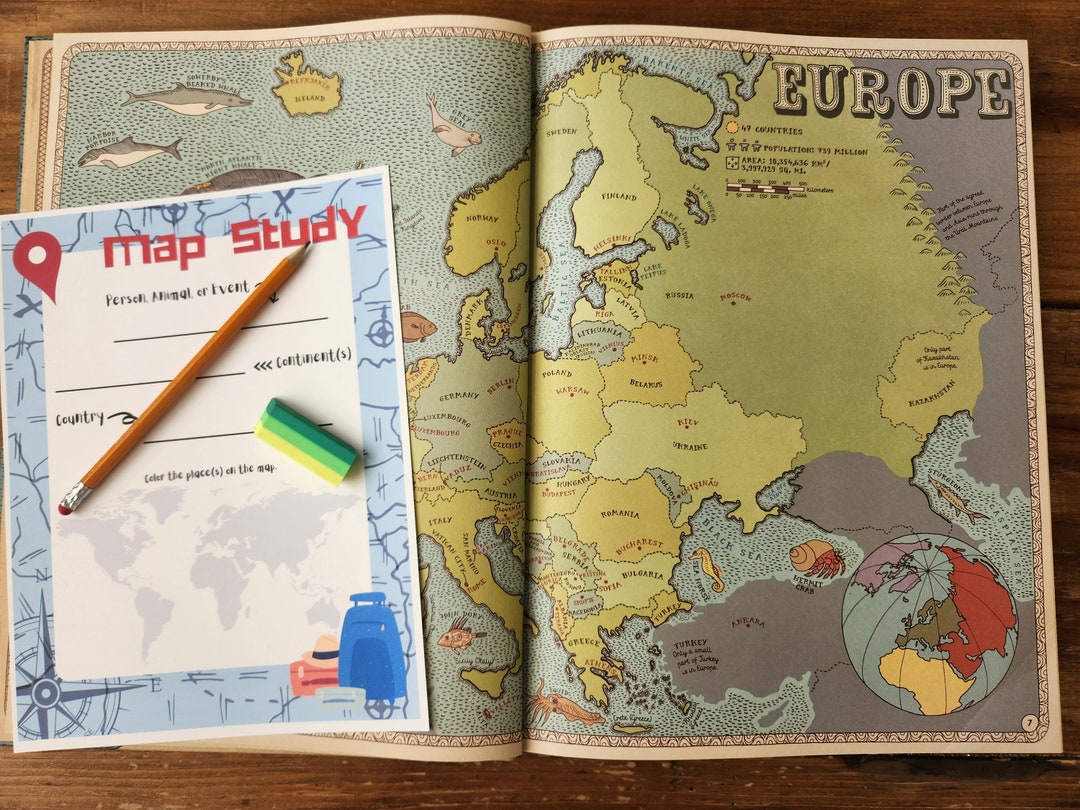 Homeschool Geography Printable / Map Study / Notebooking Page ...