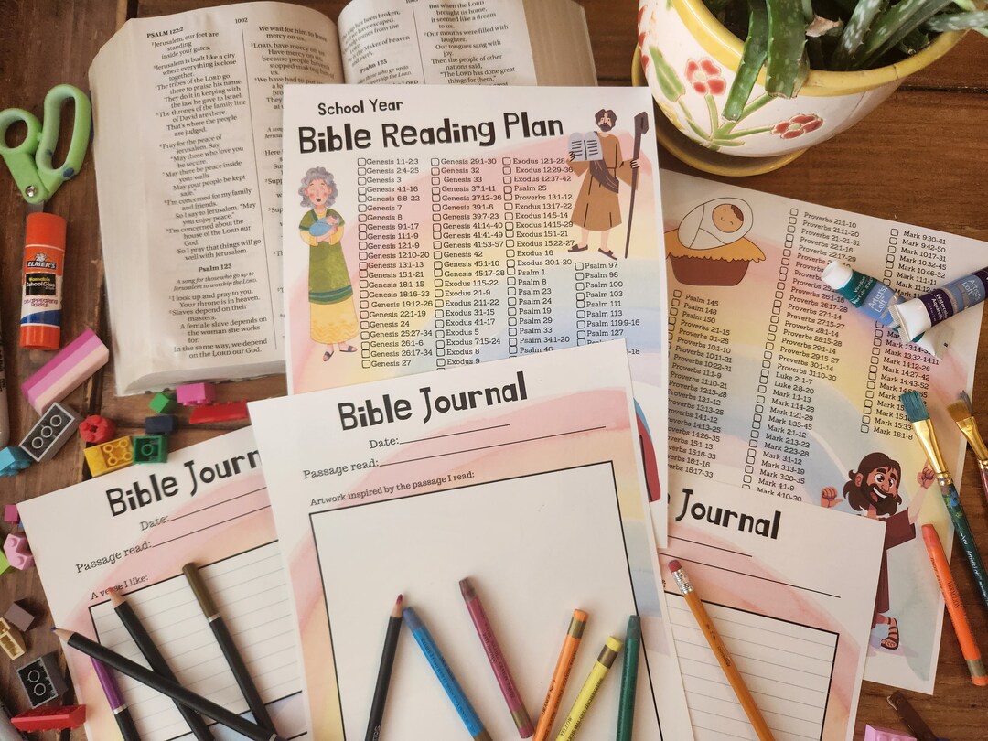 School Year Bible Reading Plan for Children / Christian Homeschool ...