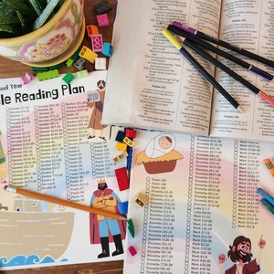 School Year Bible Reading Plan for Children / Christian Homeschool ...