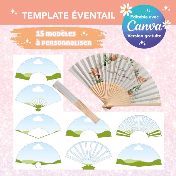Fan Layout Template - Etsy UK