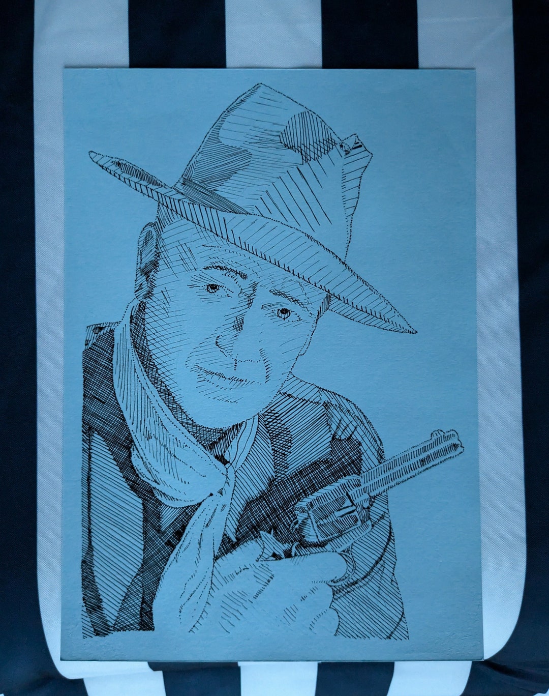 Line Drawing Using Fine Liners and Markers - Etsy