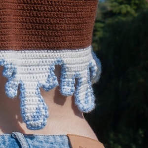 CROCHET PATTERN Chocolate Drippy Vest - Etsy
