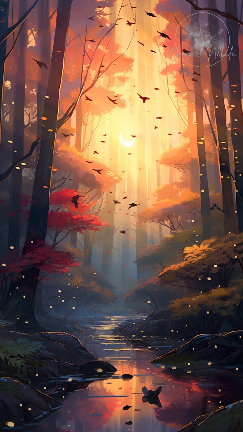 Forest Digital Art high Resolution Phone Background & Printable Poster ...