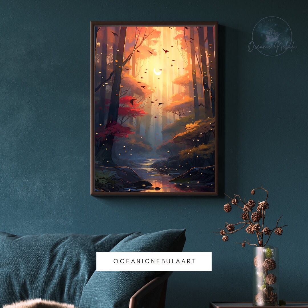 Forest Digital Art high Resolution Phone Background & Printable Poster ...