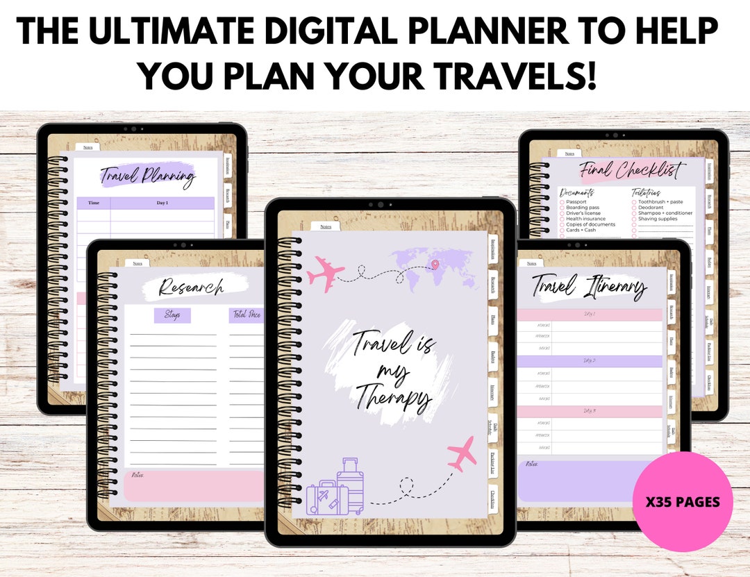 Interactive Travel Planner - Etsy