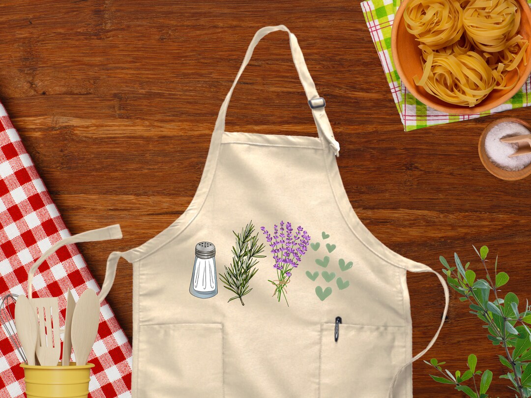 Practical Magic Apron, Salt Rosemary Lavender Love Apron, Inspirational ...