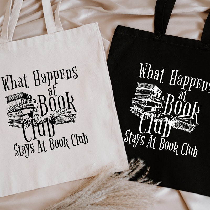 Book Club Tote Bags - Etsy