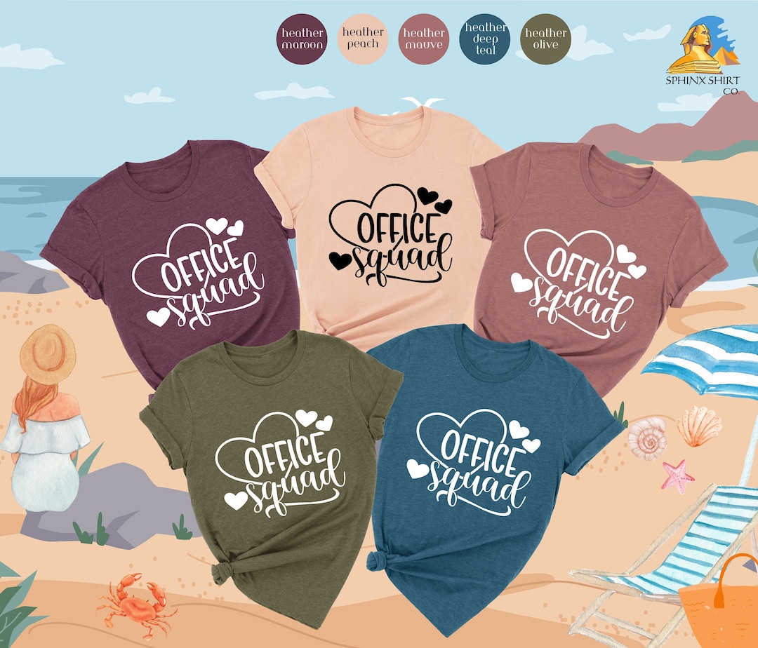 Office Squad Shirt, Matching Office Shirts, Office Crew Shirt ...