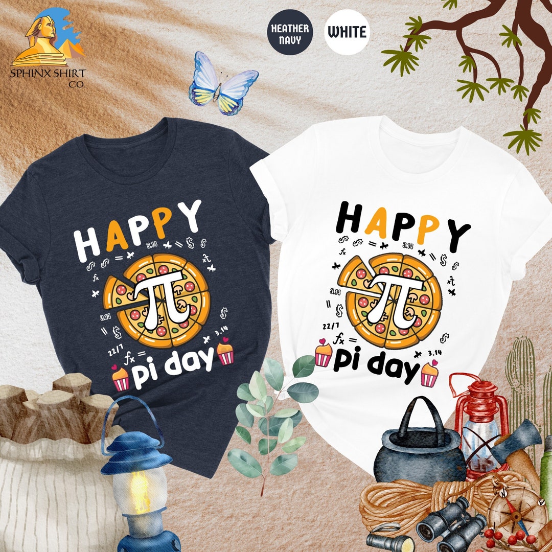Happy Pi Day Pizza Pie Shirt, Happy Pi Day Shirt, Math Teacher Gift ...