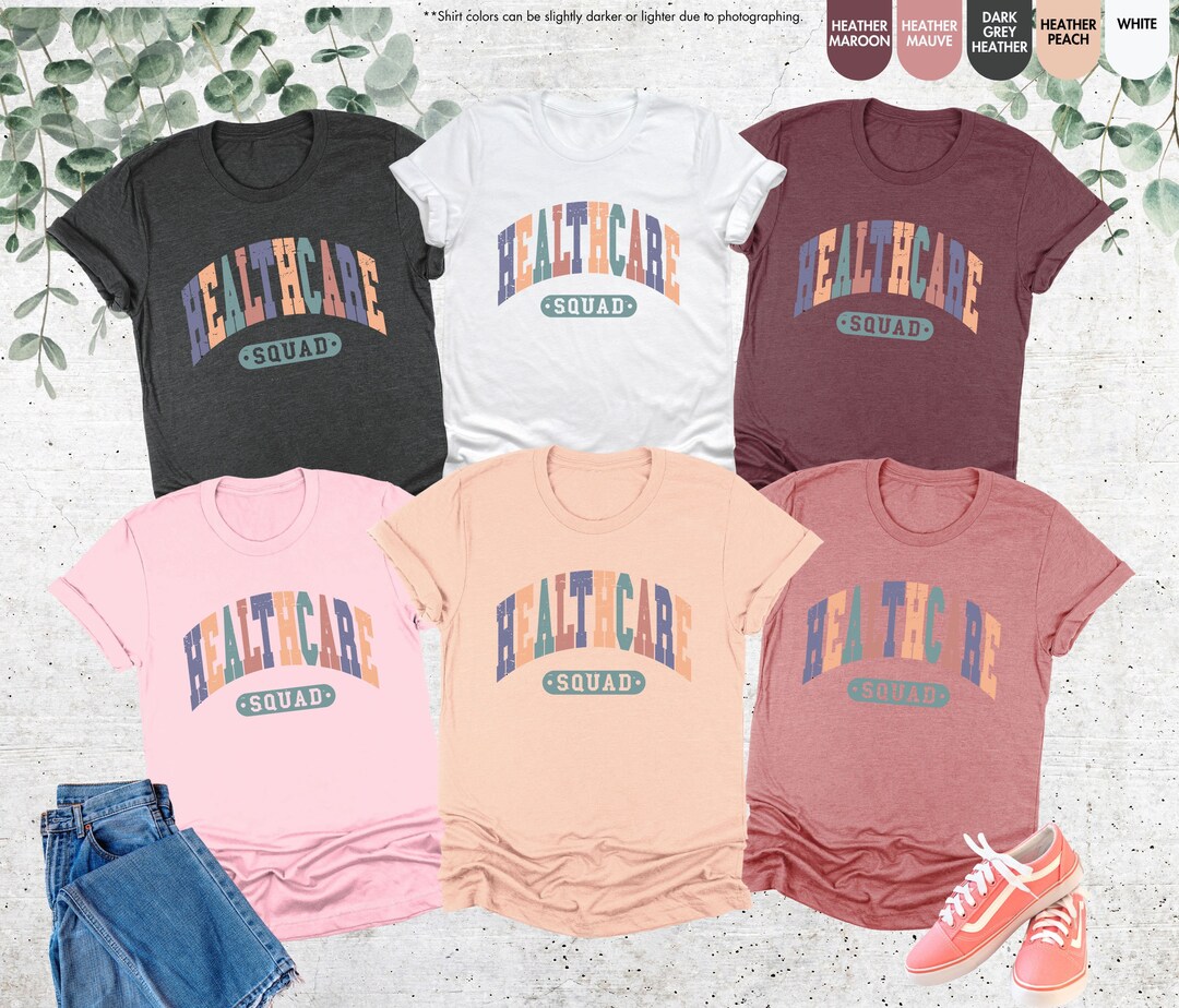 Healthcare Squad Shirts, Healthcare Worker Shirts, Nursing Shirt, HCA ...